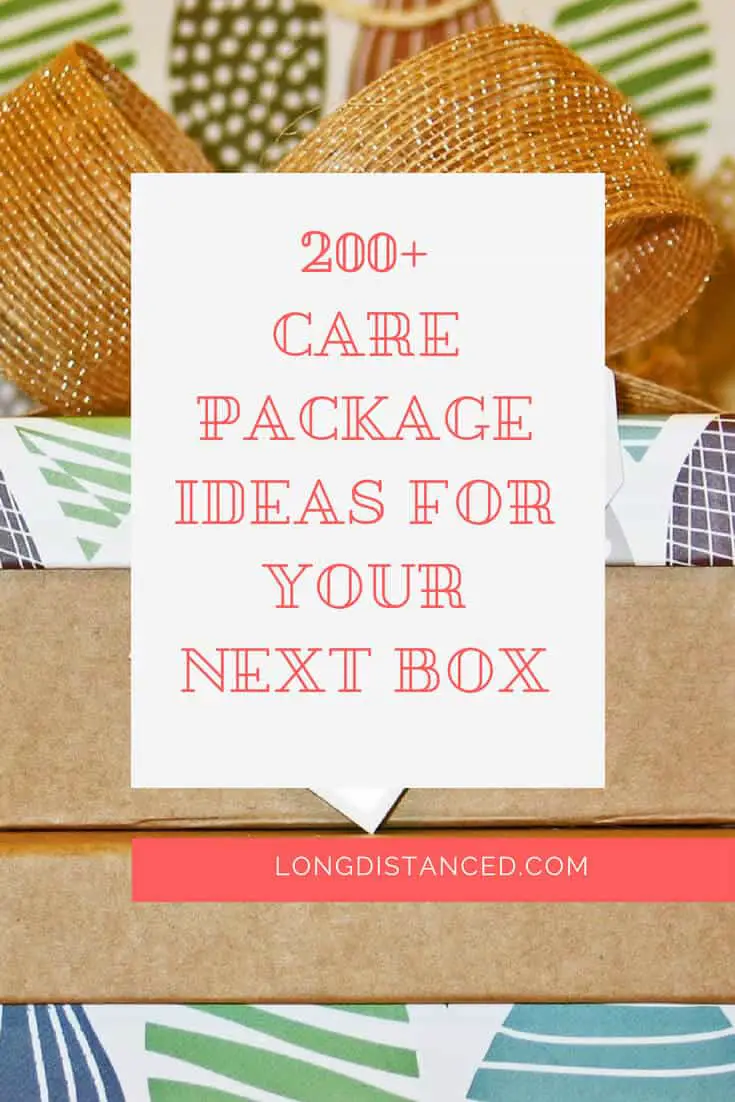 200+ Amazing Care Package Ideas For Your Next Box – Longdistanced